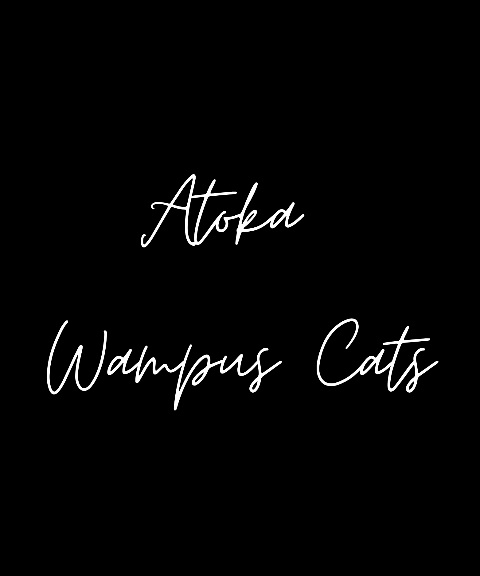 Atoka Wampus Cats – Soggy Bottom Designs